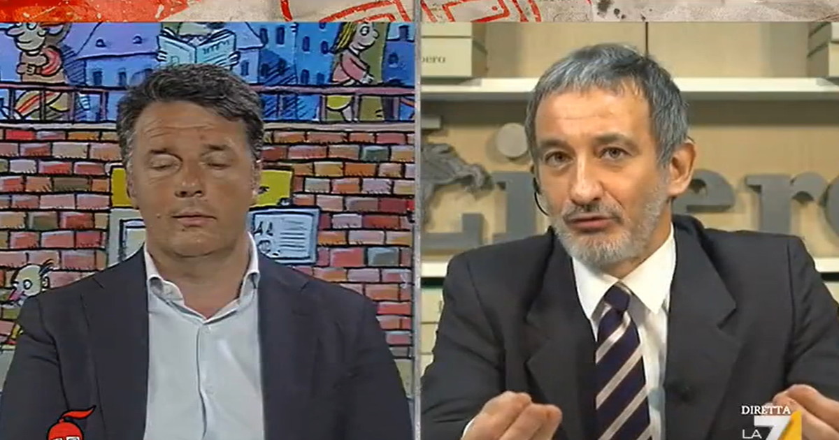 Pietro Senaldi contro Matteo Renzi a DiMartedì: "Conte non è un genio ...