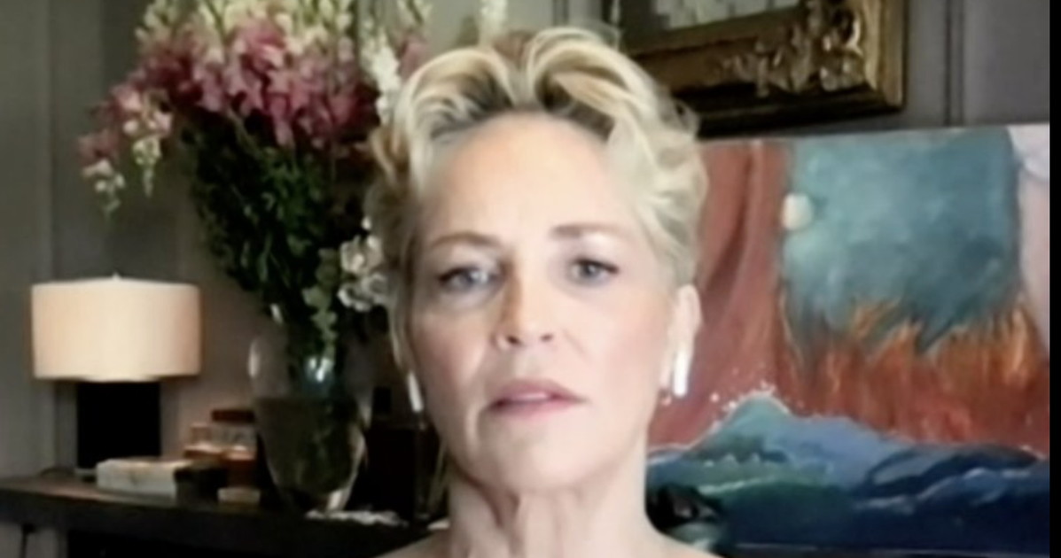 Che tempo che fa, Sharon Stone si presenta così da Fabio Fazio ...