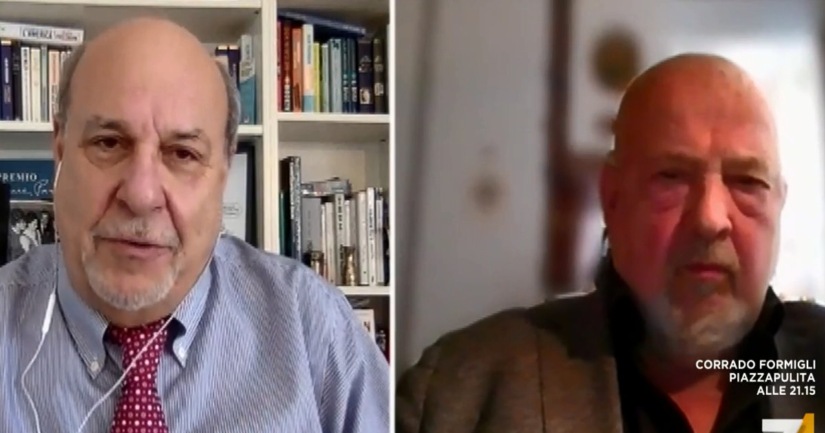 L'aria che tira, rissa tra Friedman e Cardini: "Lavrov è pagato per ...
