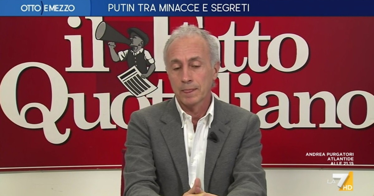 Otto e Mezzo, Marco Travaglio: "Il tornaconto di Joe Biden". Terza ...