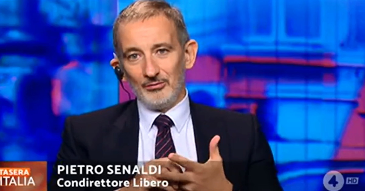 Stasera Italia, Senaldi sul governo: "Mi hanno chiamato ora", accordo ...