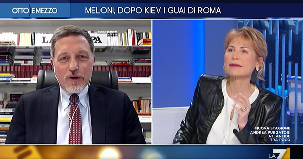 Giannini sconvolge Gruber: "Ultimo e Rosa Chemical, che roba è il Pd ...