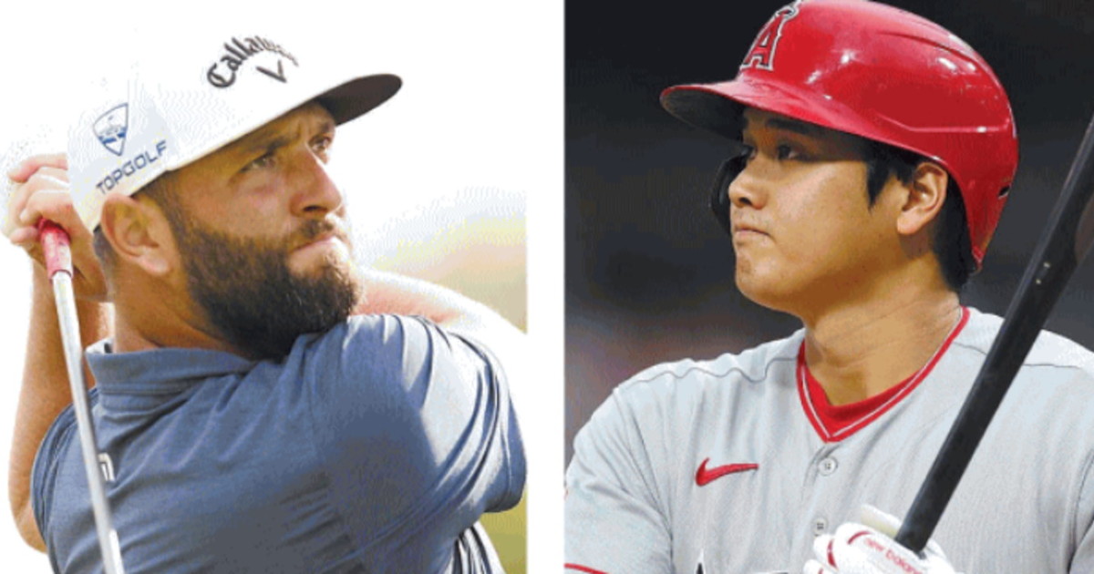 Ohtani e Rohm | i Paperoni dello sport giocano a baseball e golf ...