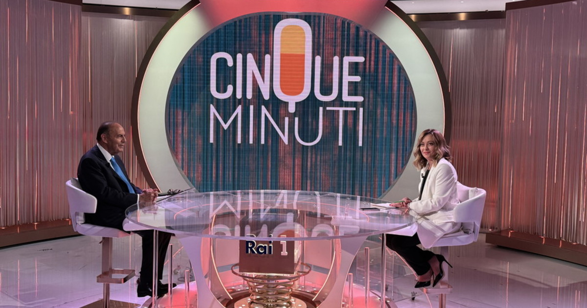 Meloni a Cinque minuti: "La sinistra vuole governare anche quando perde ...