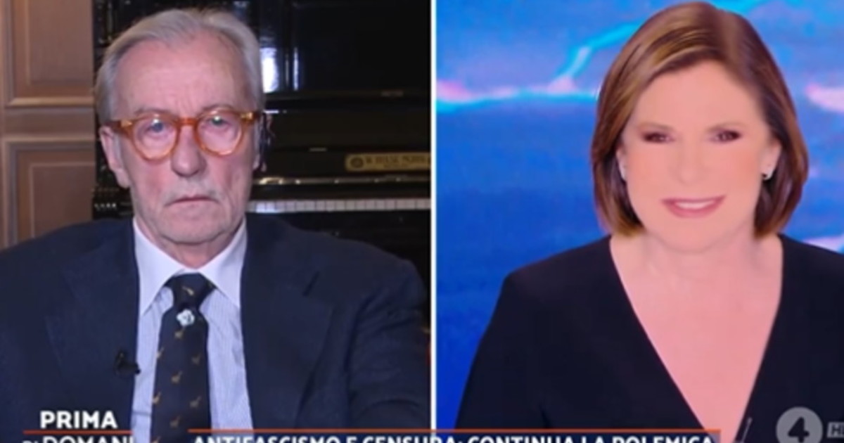 Prima di domani, Vittorio Feltri: "Scurati ha scritto sciocchezze ...