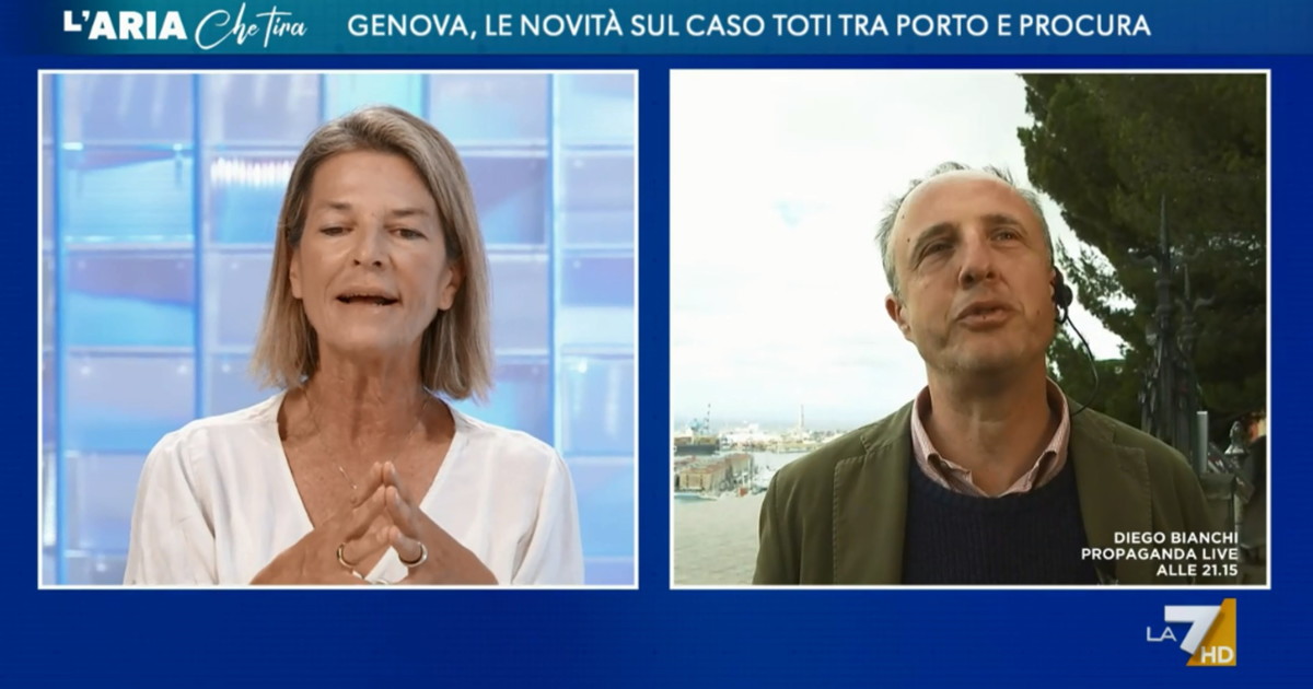 L'aria che tira, scontro tra Fusani e Sansa: volano parole grosse ...