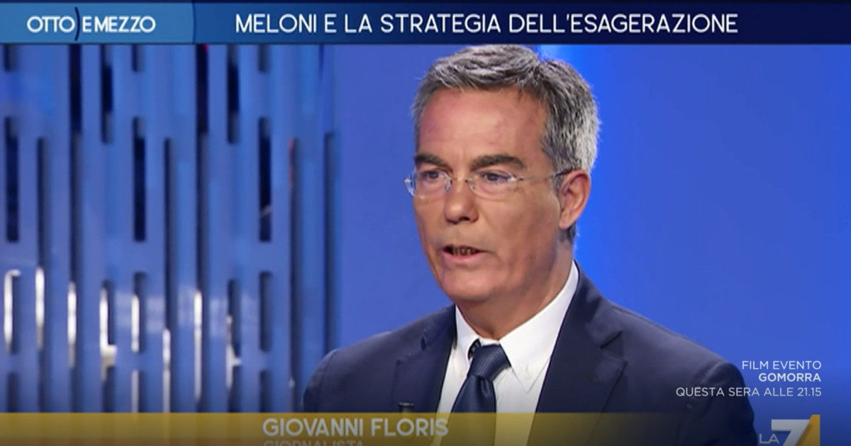 Otto e Mezzo, Floris confonde speranze e realtà: "Perché Meloni ha ...