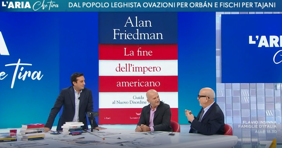 L'Aria che tira, Alan Friedman: "Gli occhiali della Boccia": come si ...