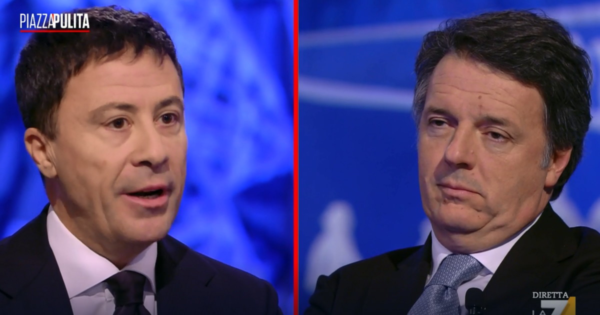 PiazzaPulita, Renzi contro Bocchino: "Incrocio tra il Mago Otelma e il ...