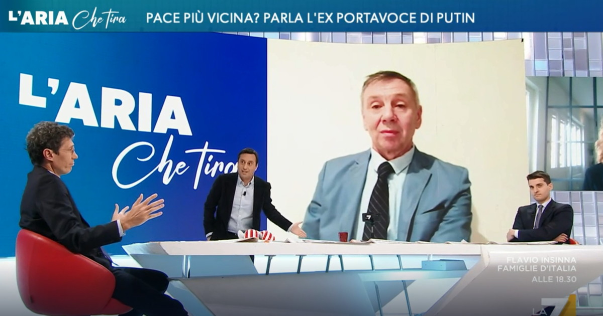 L'Aria che tira, Parenzo perde le staffe con Markov: "Follia imperialista putiniana" | Libero ...
