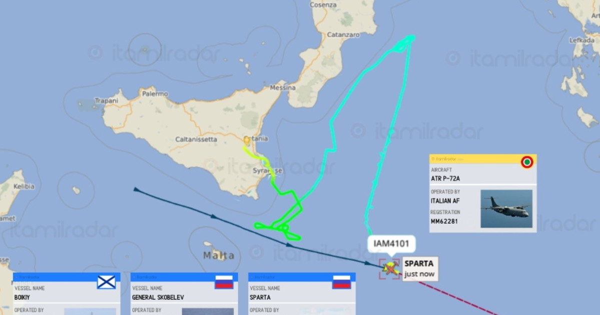 Navi russe nel Canale di Sicilia: a cosa mirano. Si alzano i jet | Libero Quotidiano.it