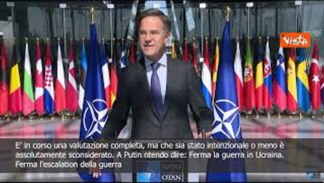 Rutte a Putin: Ferma la guerra in Ucraina, l'escalation e non violare spazio aereo Nato | Libero ...