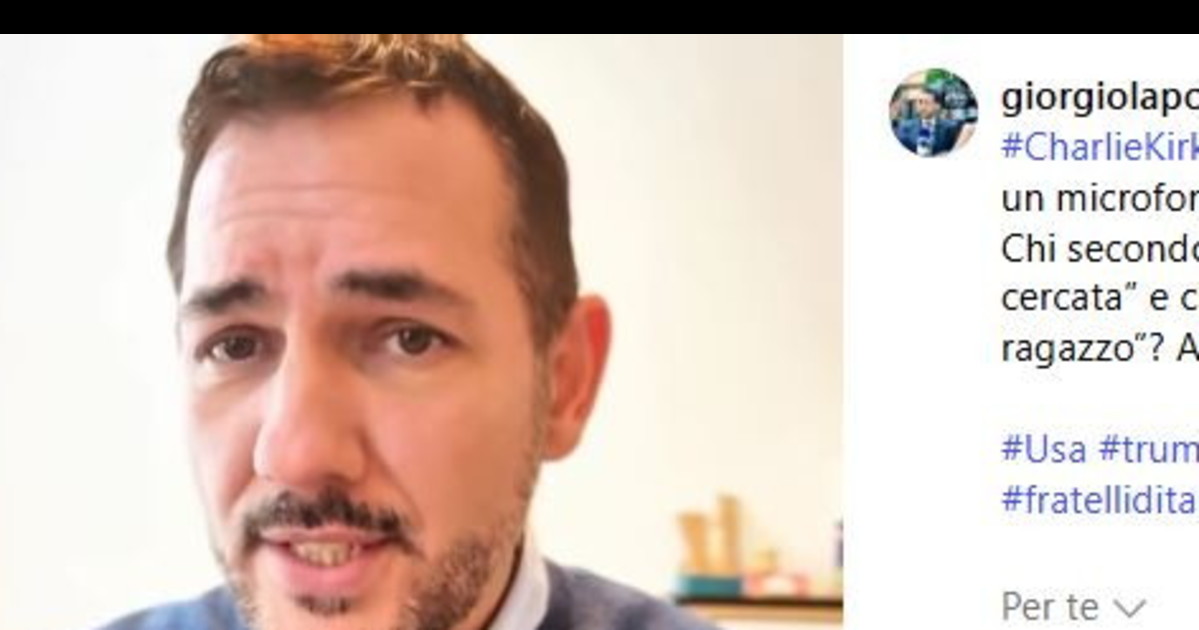 Giorgio La Porta: "Carlo Giuliani e Charlie Kirk, ecco come ha reagito ...