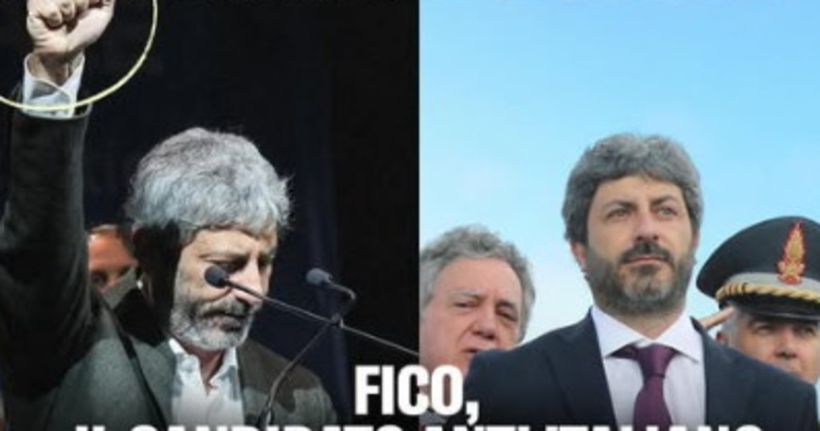 Roberto Fico, la foto che lo inchioda: "Anti-italiano perfetto per la ...