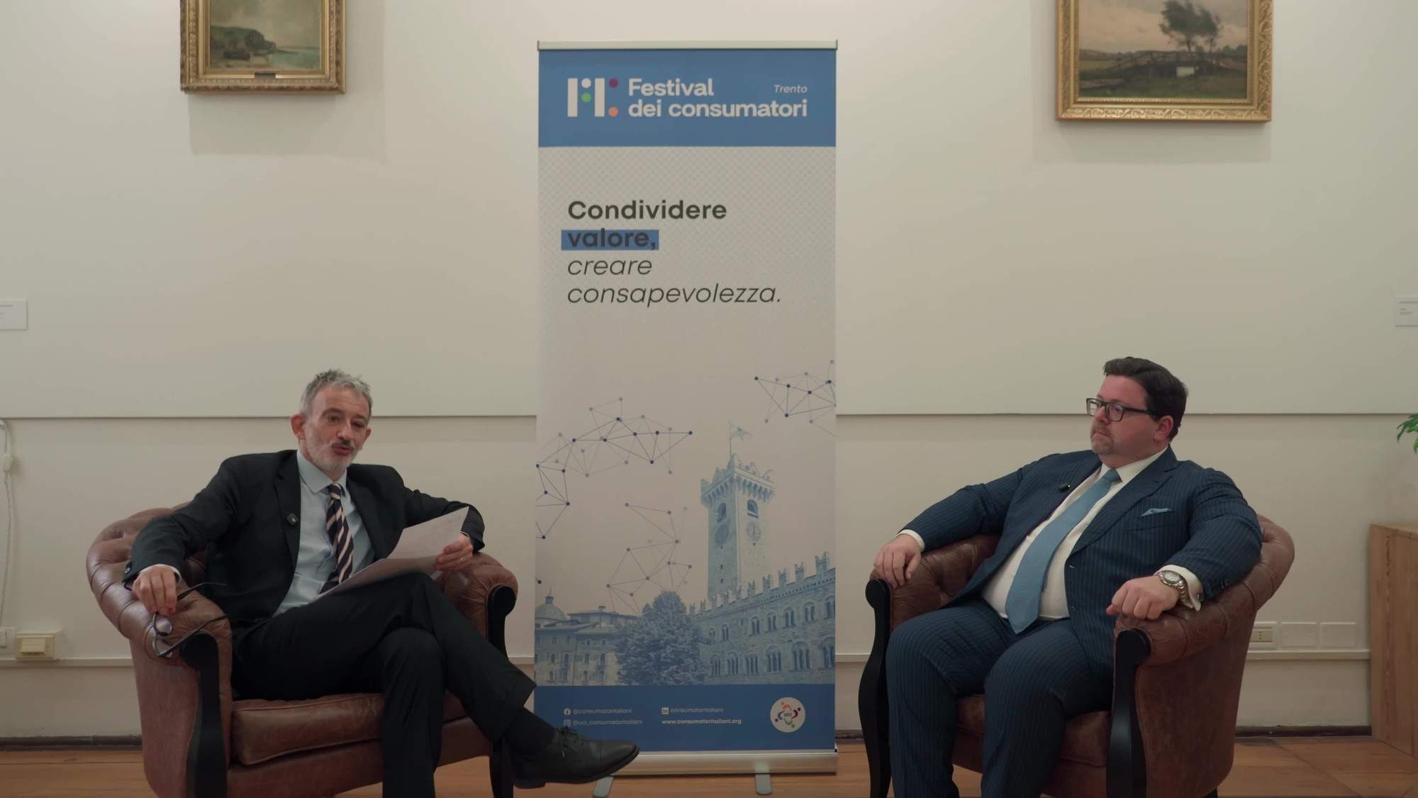 Albanese intervistato da Senaldi al Festival dei Consumatori di Trento ...