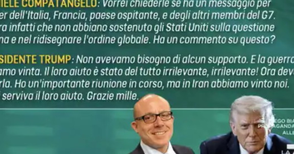 Donald Trump, stoccata all'Italia e al giornalista de La7: "Non ci ...